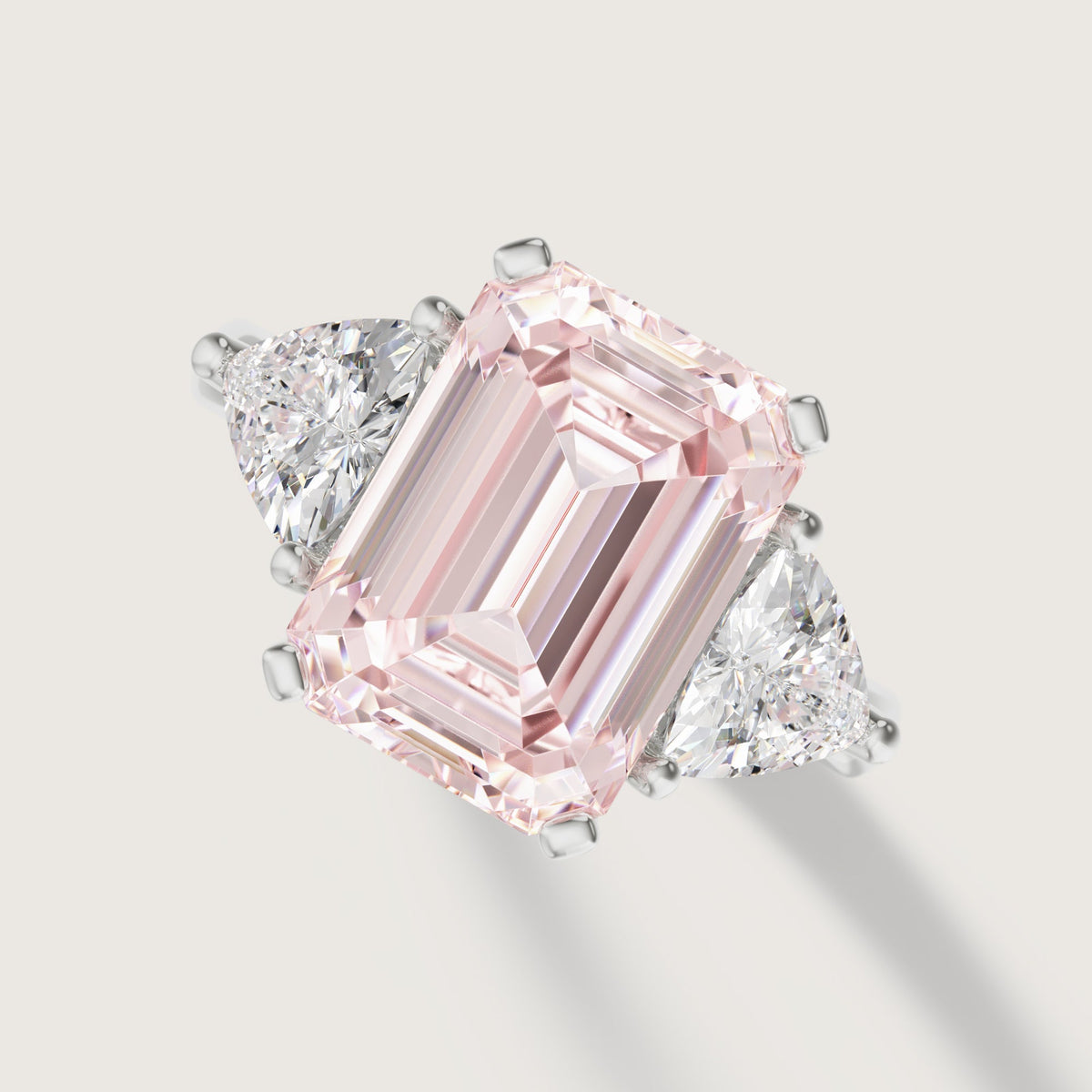 Pink Lab Grown Diamond Rings | Lindelli