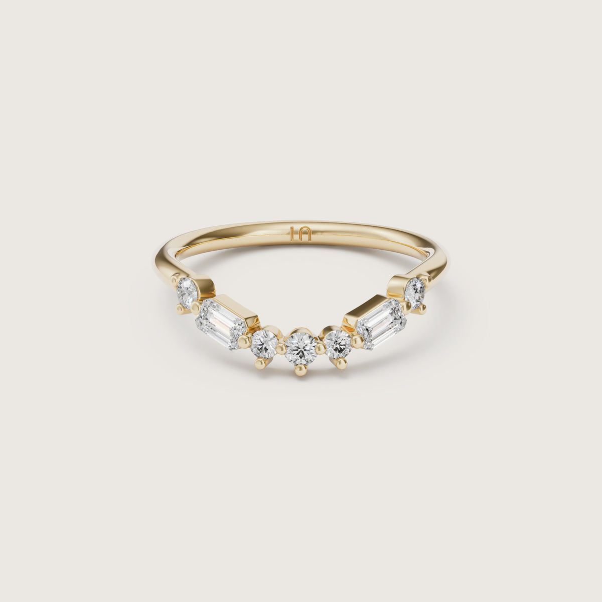 Margot Band Emerald | Halfway Diamond | Lindelli